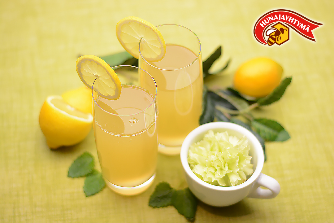 Hunaja-sitruunajuoma - Hunajayhtymä Oy - Katso helppo ohje tästä!