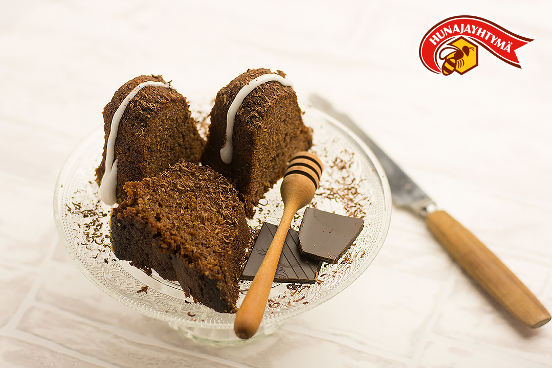 Hunaja-suklaakakku - Hunajayhtymä Oy - Katso helppo ohje tästä!